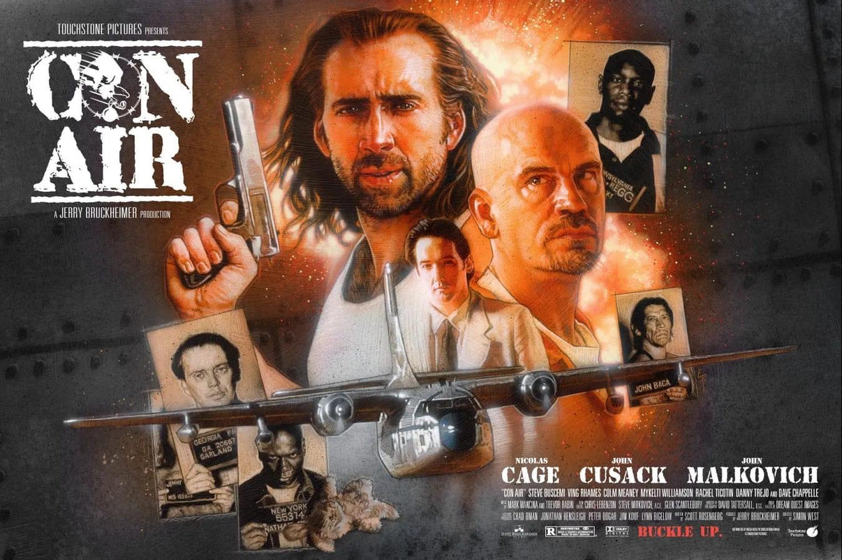 Con Air (1997) AP Poster – The Art of Ethan Pro